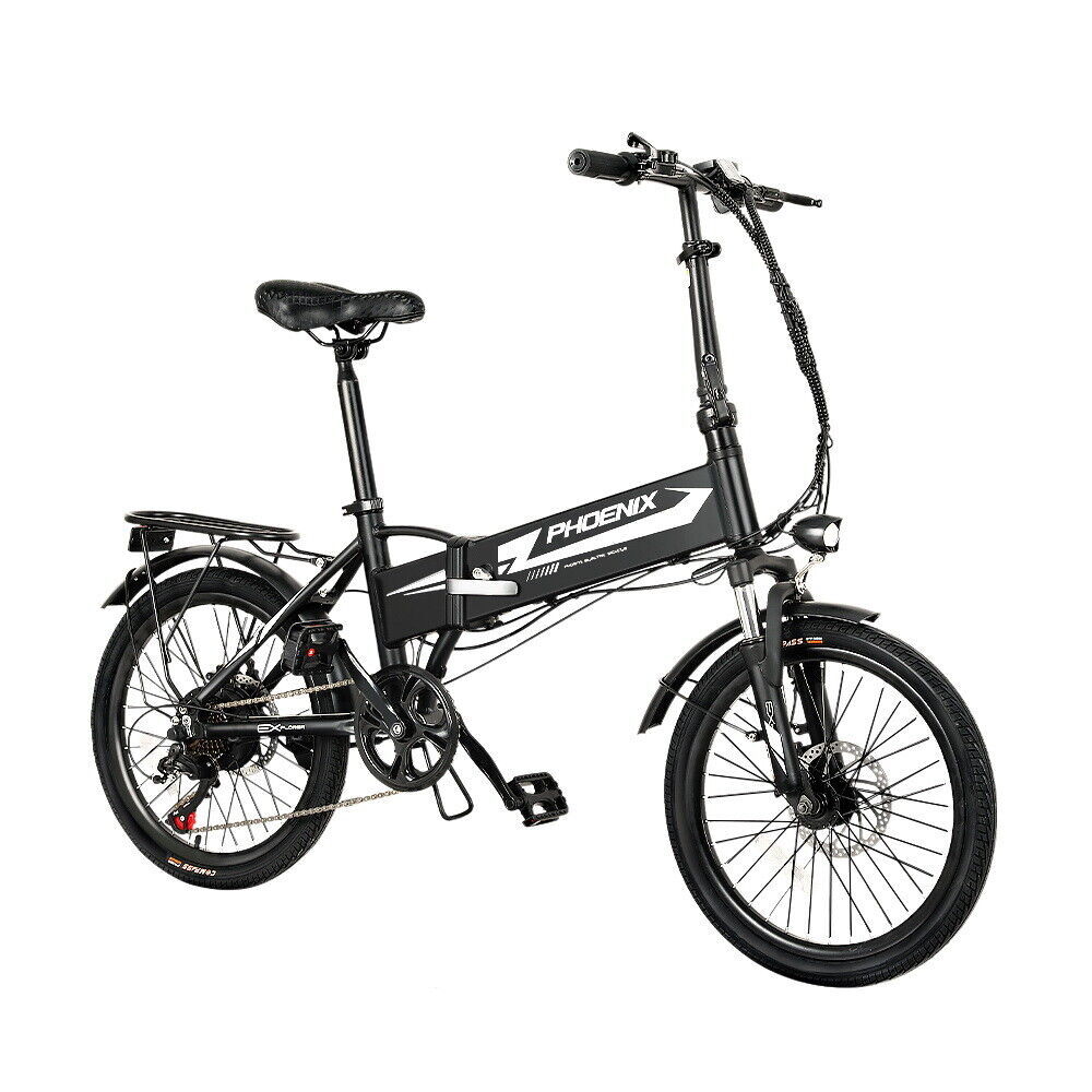 Phoenix Folding 20" Electric Bike (EBIKE20FD201BK) for sale online ...