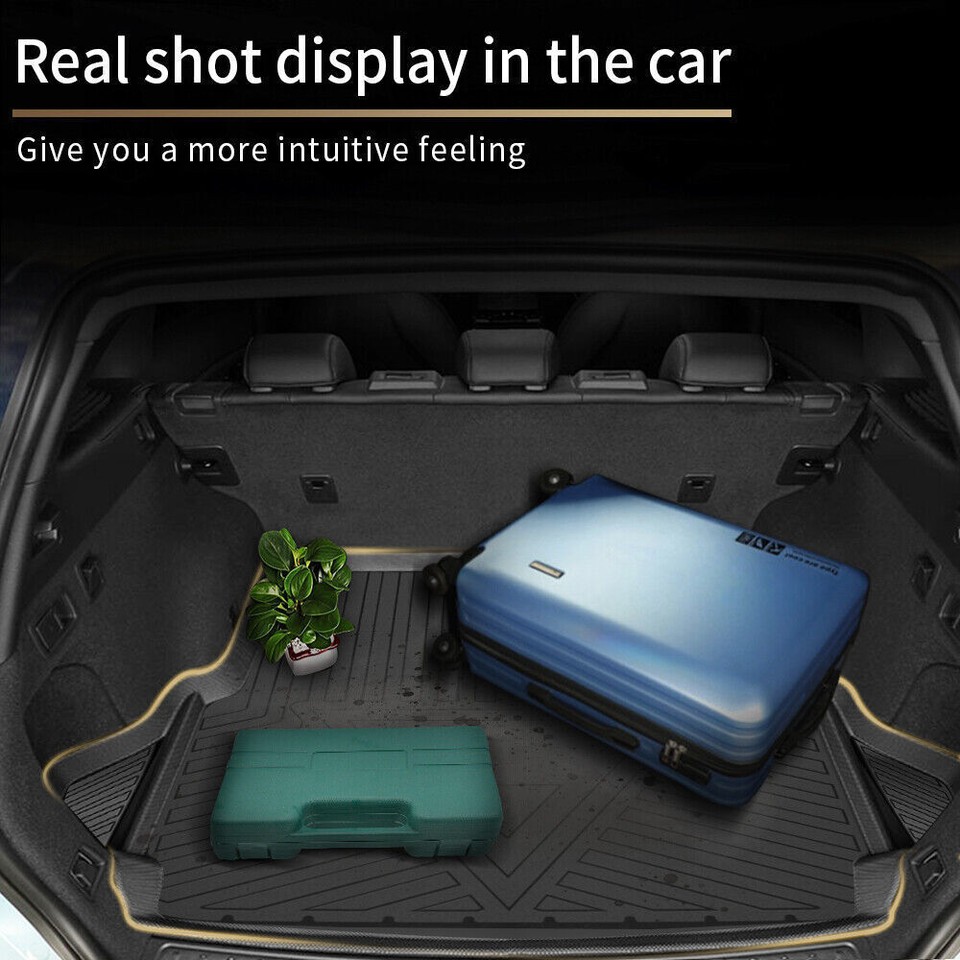 For BMW X5 2019-2024 Car Rear Floor Mats Cargo Liner TPO Rear Trunk Mat ...