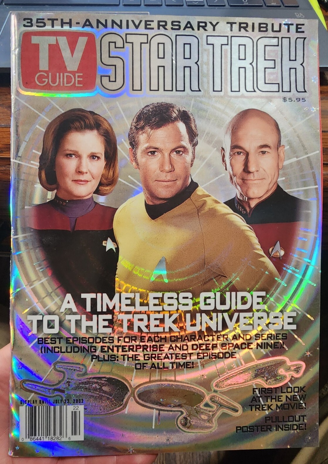 2002 TV Guide Star Trek 35th Anniversary Hologram Cover | eBay