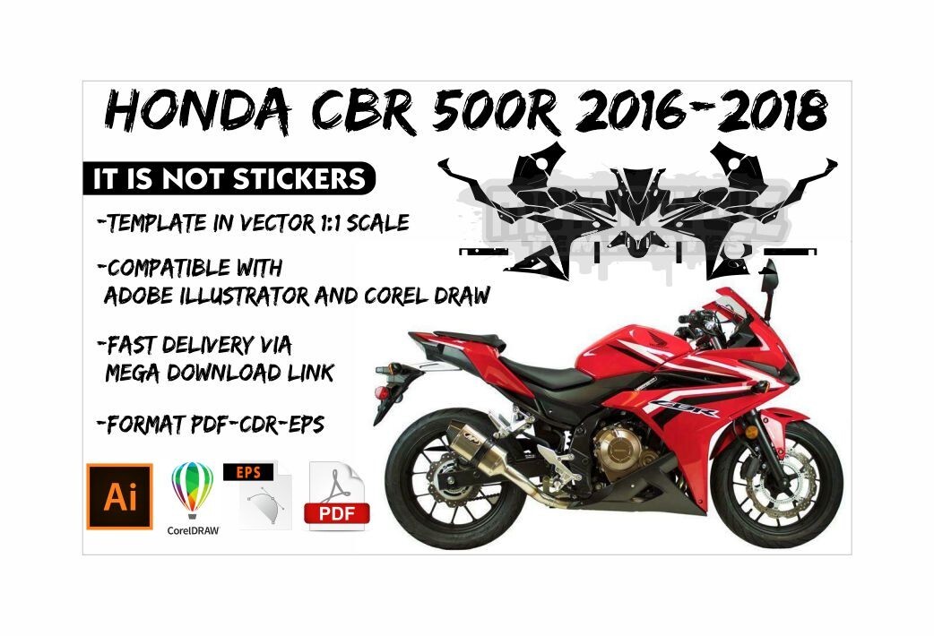 Honda Cbr 500 Decals