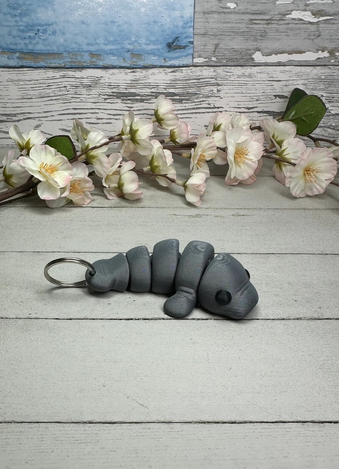 3D Printed Articulating Baby Manatee (Fidget Or Keychain) - ZOU3D | eBay