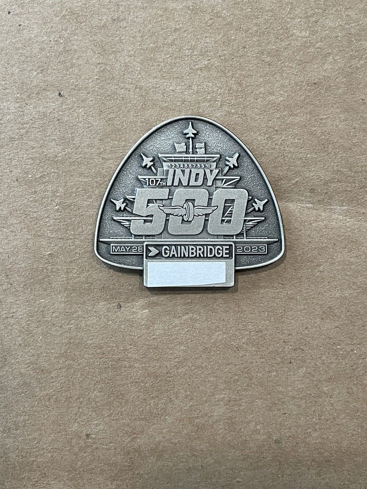 2023 Indianapolis Indy 500 Silver Pit Badge IMS Pagoda Thunderbirds ...