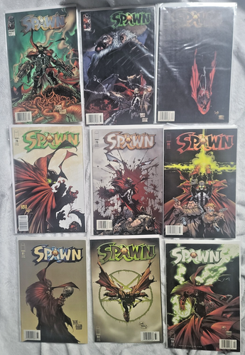 SPAWN #63 72 74 78 79 80 81 84 90 NEWSSTANDS - 9 ISSUE MID GRADE LOT ...