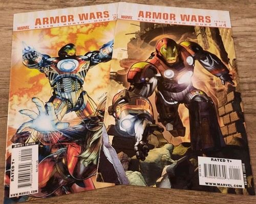 ULTIMATE ARMOR WARS #1+2 (Marvel 2009) - Warren Ellis, Steve Kurth ...