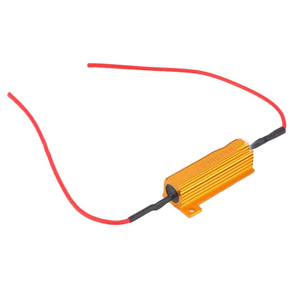 4 Pcs Turn Signal Bulb Relay Harness Indicator Ballast Resistor 50W ...