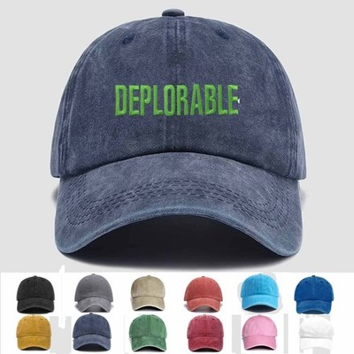 Custom Personalization Embroidered Hat DEPLORABLE, Trendy Trucker Hat ...
