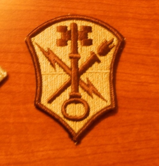 ARMY PATCH,SSI, DESERT TAN, DCU. US ARMY INTELLIGENCE SECURITY COMMAND | eBay