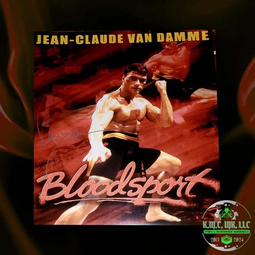 *JEAN CLAUDE VAN DAMME JCVD SIGNED AUTOGRAPHED 16X20 BLOODSPORT COLLAGE ...
