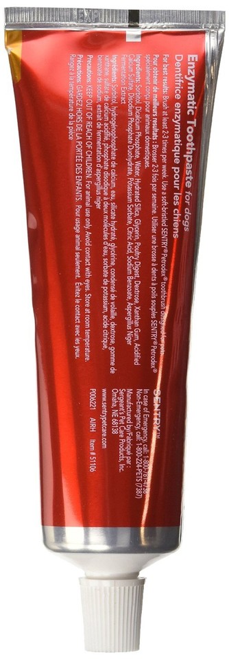 Petrodex Advanced Dental Care Enzymatic Toothpaste Poultry Flavor 2.5oz ...