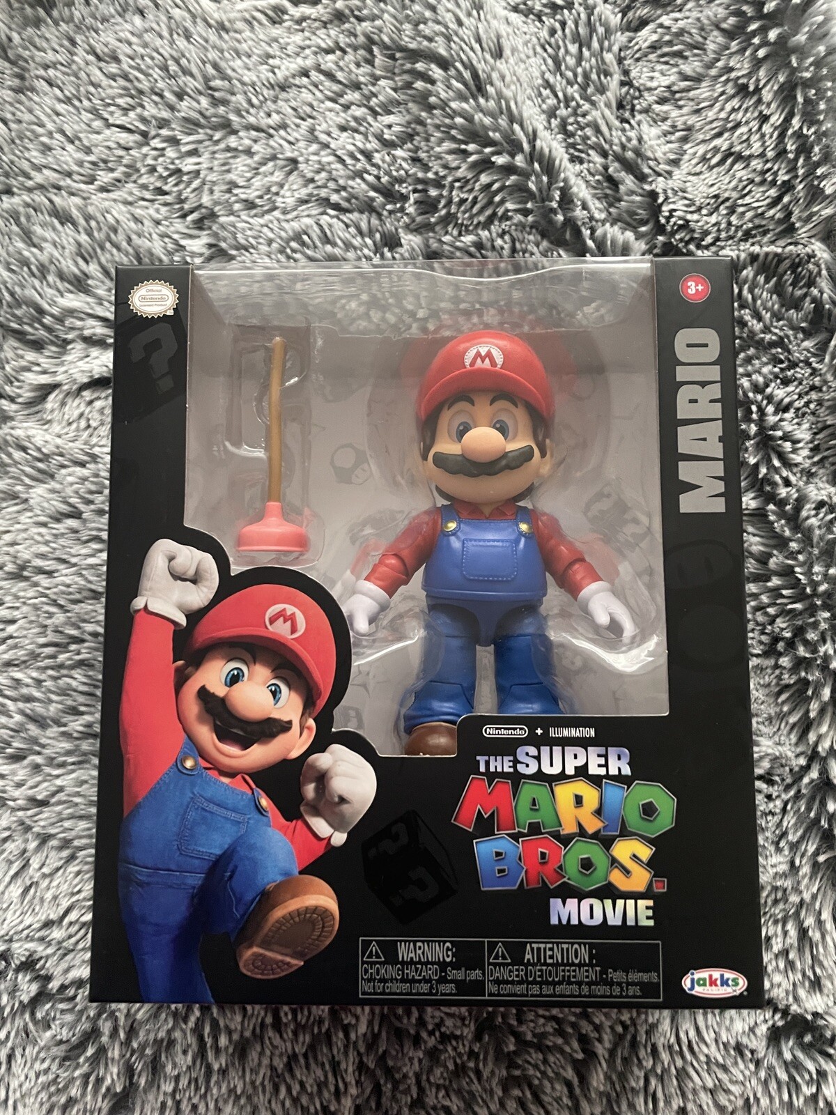 The Super Mario Bros. Movie 5" Action Figure W/ Plunger Accessory BRAND ...
