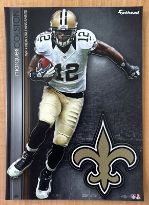 2013 Fathead Tradeables NFL MARQUES COLSTON New Orleans Saints #69 NRMT ...