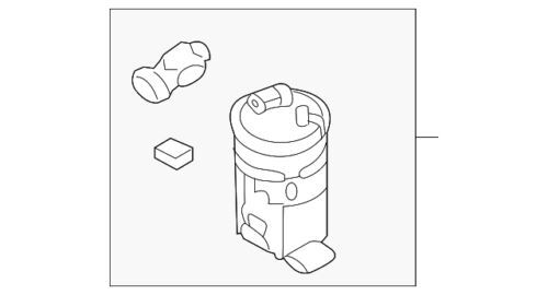 OEM NEW 06-08 Chevrolet Aveo Aveo 5 Fuel Pump and Level Sensor Module ...