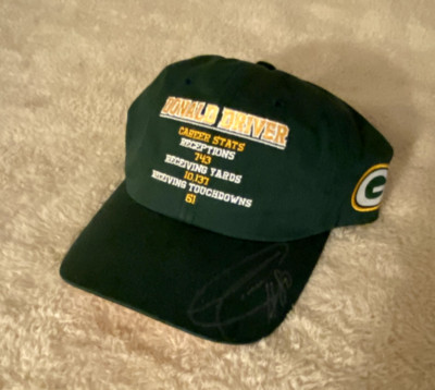 Mitchell and Ness Green Bay Packers Donald Driver AUTOGRAPHED Hat Cap ...