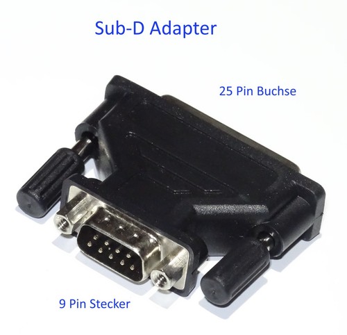 Sub D Adapter 9 pin Stecker auf 25 pin Buchse | eBay.de