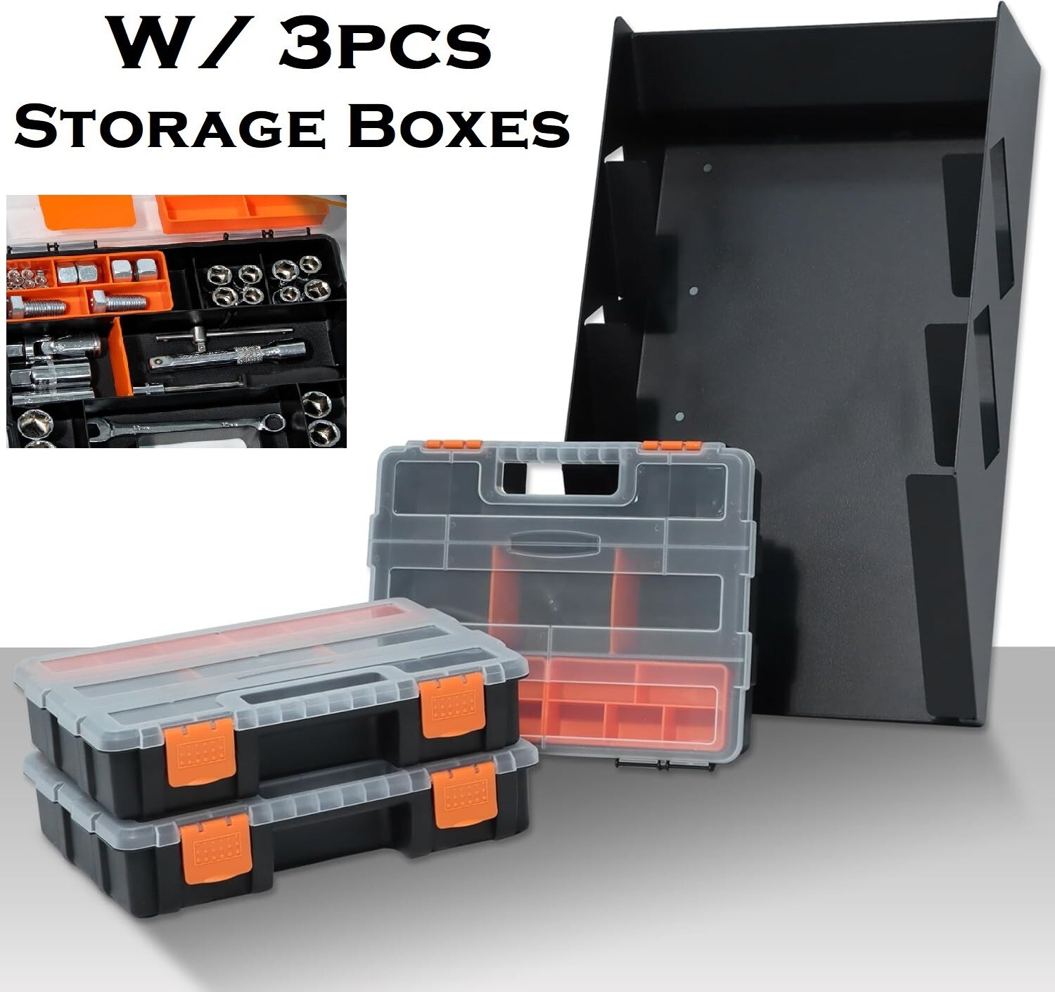 Storage Box Van Shelving Storage Hanging Tote Kit Work Van Tool Box ...