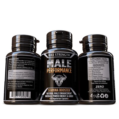 MALE ENHANCEMENT STAMINA PILLS PERFORMANCE ENHANCER MEN SUPPLEMENT ...