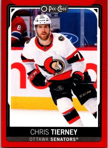 2021-22 O-PEE-CHEE RED BORDER PARALLEL #264 CHRIS TIERNEY | eBay