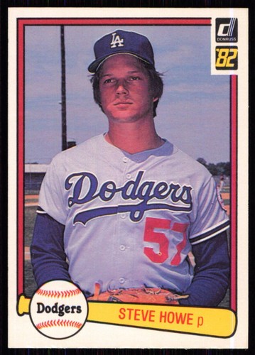 1982 Donruss Steve Howe Los Angeles Dodgers #158 | eBay