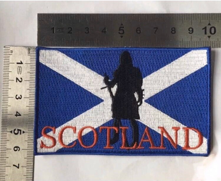 Scotland Embroidered Patch Badge Patches Flag UK United Kingdom Saltire ...