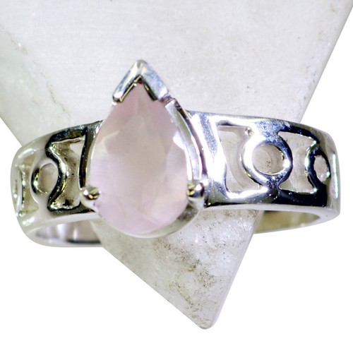 Handmade Jewelry Rose Quartz Finger Rings For Occasion Gift AU | eBay ...