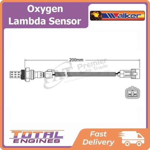 Walker Oxygen Lambda Sensor fits Daihatsu Copen L880 0.7L 4Cyl JBDET ...