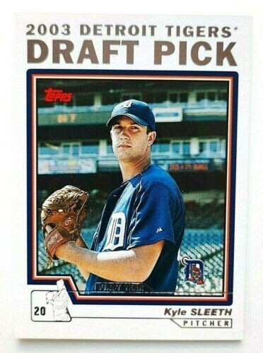 KYLE SLEETH 2004 Topps Baseball Card #668 RC DRAFT PICK DETROIT TIGERS ...