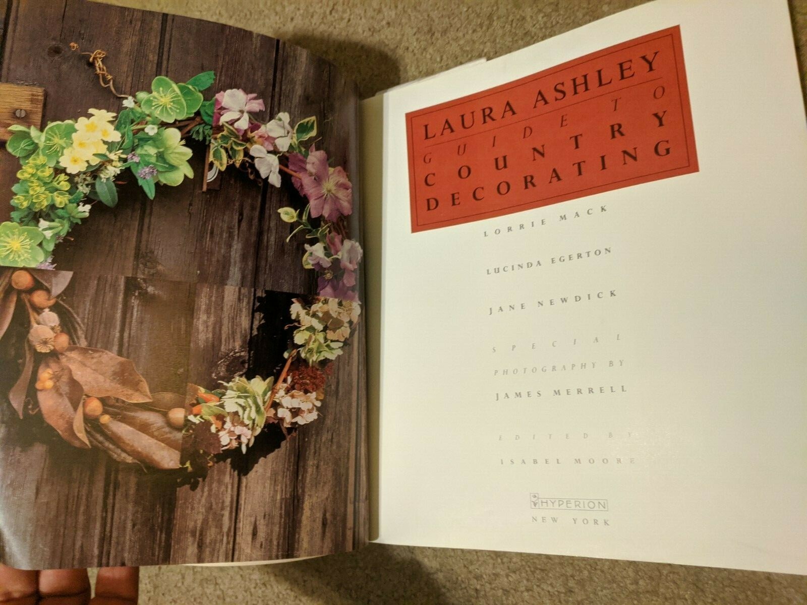 Laura Ashley Guide to Country Decorating by Lorrie Mack (1994, Trade ...