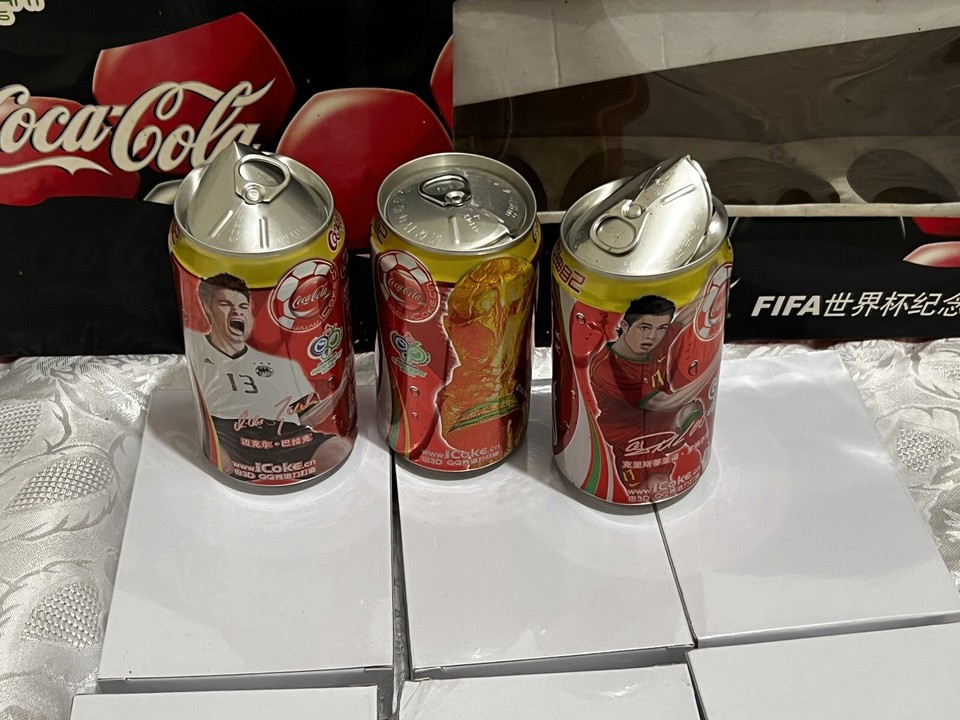 3x COCA COLA Cristiano Ronaldo Ballack WORLD CUP 2006 Germany COKE ...