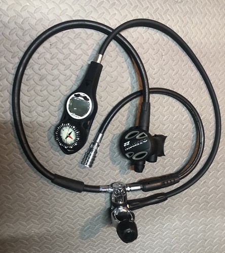 Atomic Aquatics Z2 Regulator Set w/ Air2 LPI Hose and SubGear Dive ...