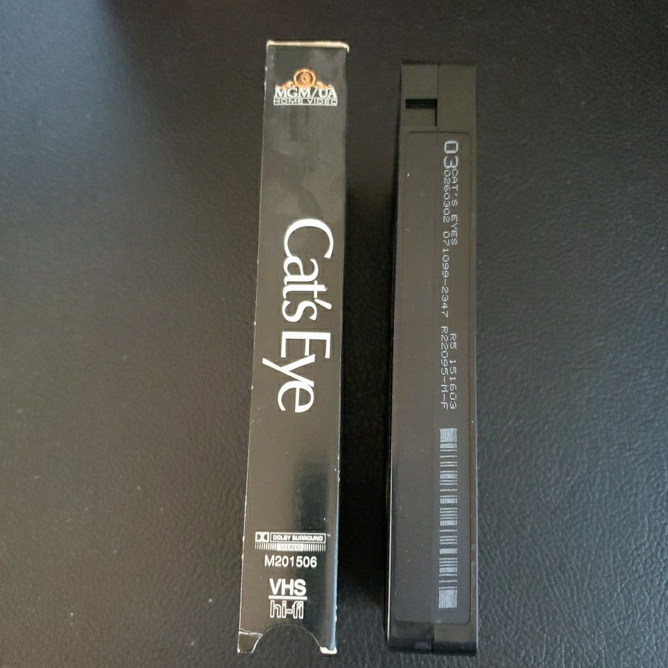 Cat’s Eye (VHS 1991) Stephen King Horror Movie Drew Barrymore James ...
