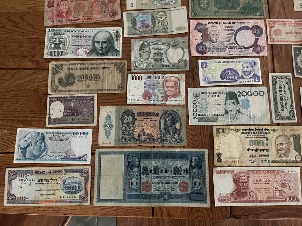 Foreign / World Paper Money 75 Item Lot Currency Collection RMC #698 | eBay