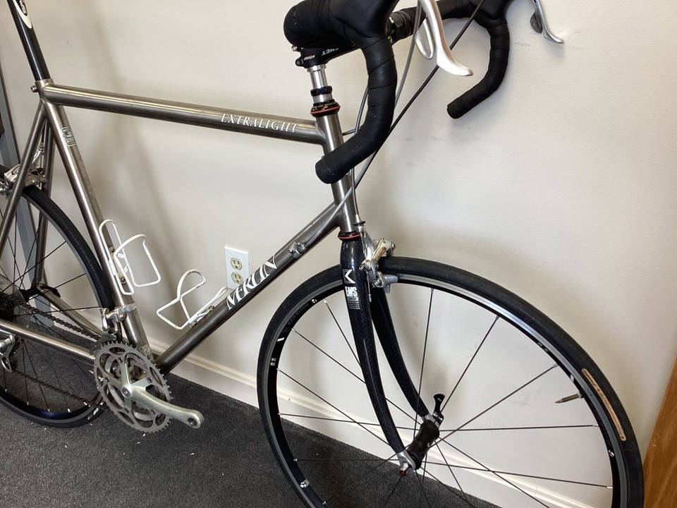 Merlin Extralight Titanium Road Bike by Rob Vandermark 59cm | eBay