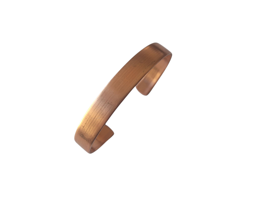 Pure Genuine Raw Copper Cuff Bracelet Blanks 1/4" 3/8" 1/2" Wide Smooth ...