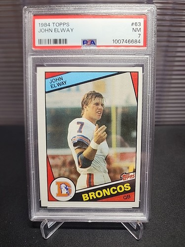 1984 Topps John Elway 63 PSA 7 | eBay