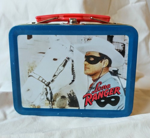 VTG Lone Ranger Metal Mini Lunch Box - The Tin Box Company 6" x 4"x 2 1 ...