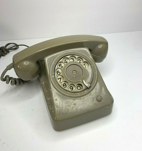 Vtg Green Telephone Austria Rotary Desk Phone Dukane Corp | eBay