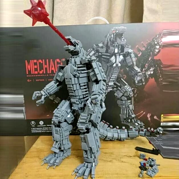 Godzilla Vs Kong Mechagodzilla Building Block Sets Monster Model Bricks ...