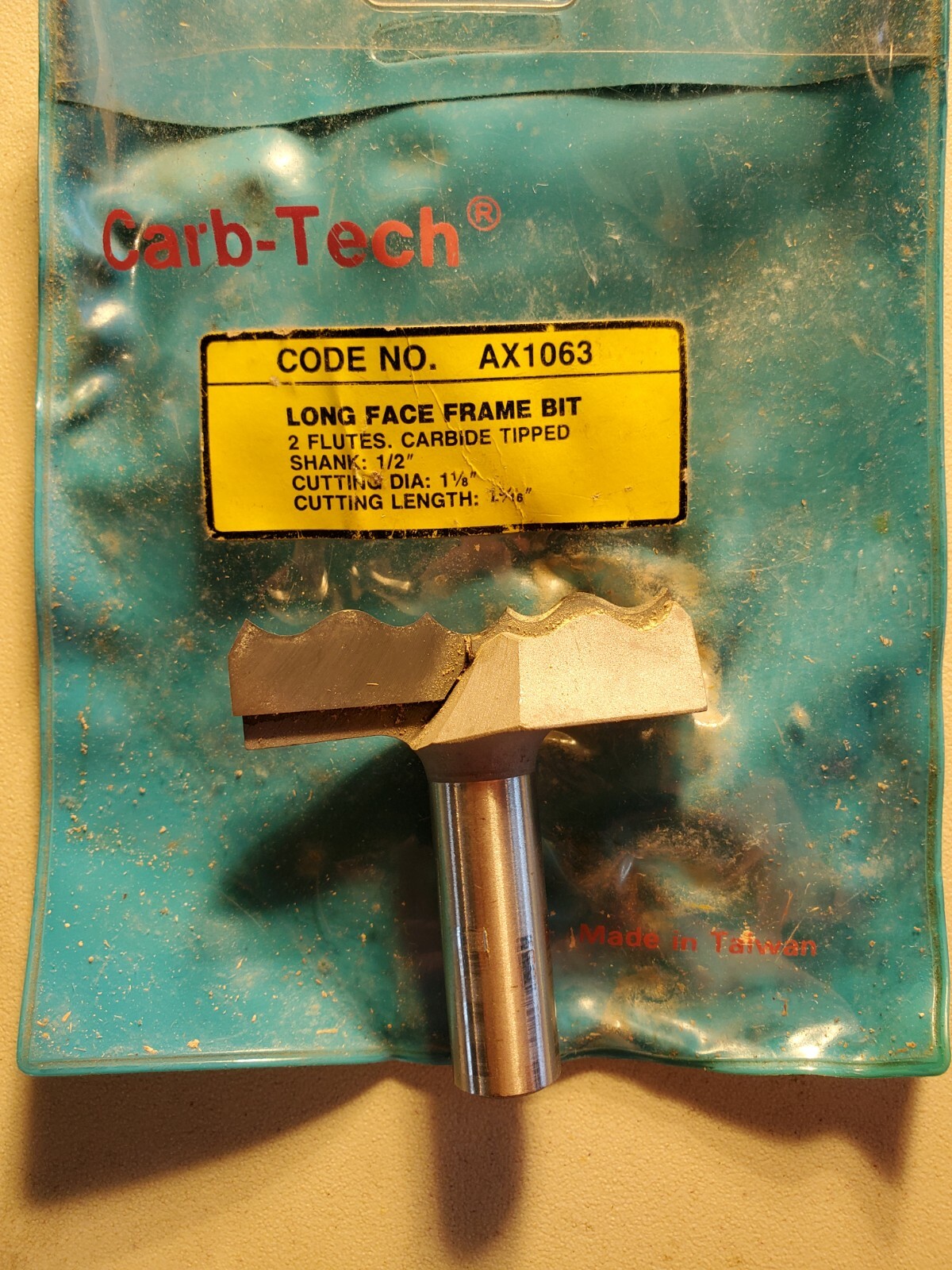Carb-Tech Long Face Frame Router Bit - AX1063 - Shank=1/2" Good Used | eBay