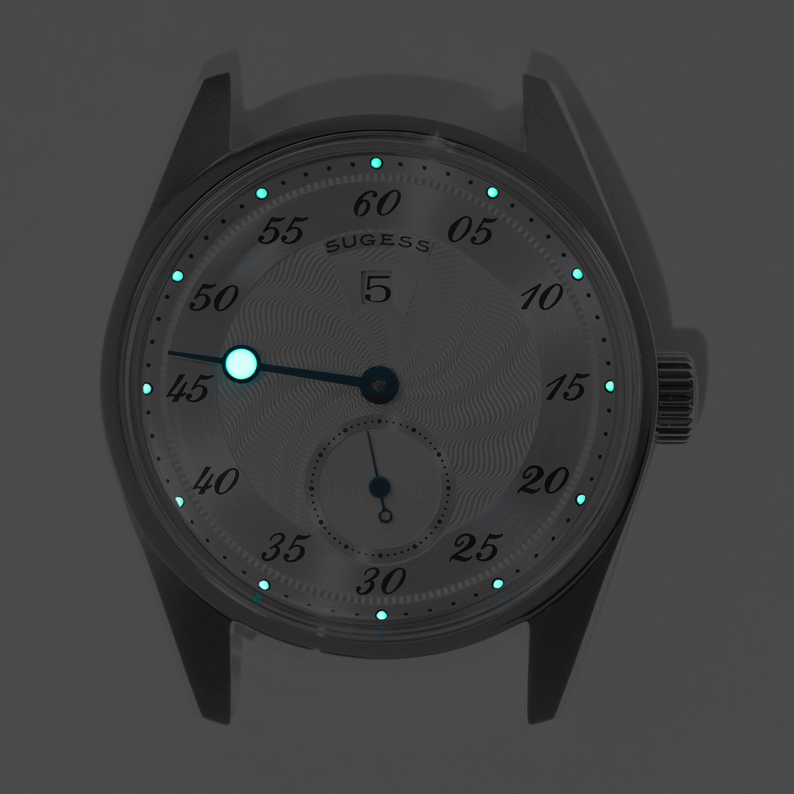 Sugess S451-1.E.G Art Master Jump Hour Mechanical Men Watch SEAGULL ...