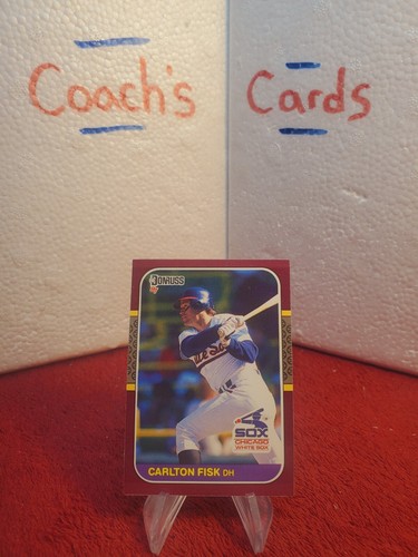 *1987 Donruss Opening Day Carlton Fisk #232 Chicago White Sox HOF | eBay