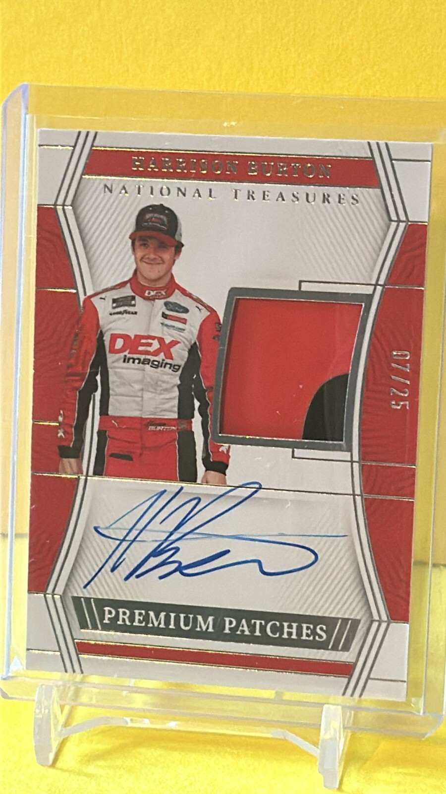2023 Panini National Treasures Premium Patches Harrison Burton #PP-HBT ...