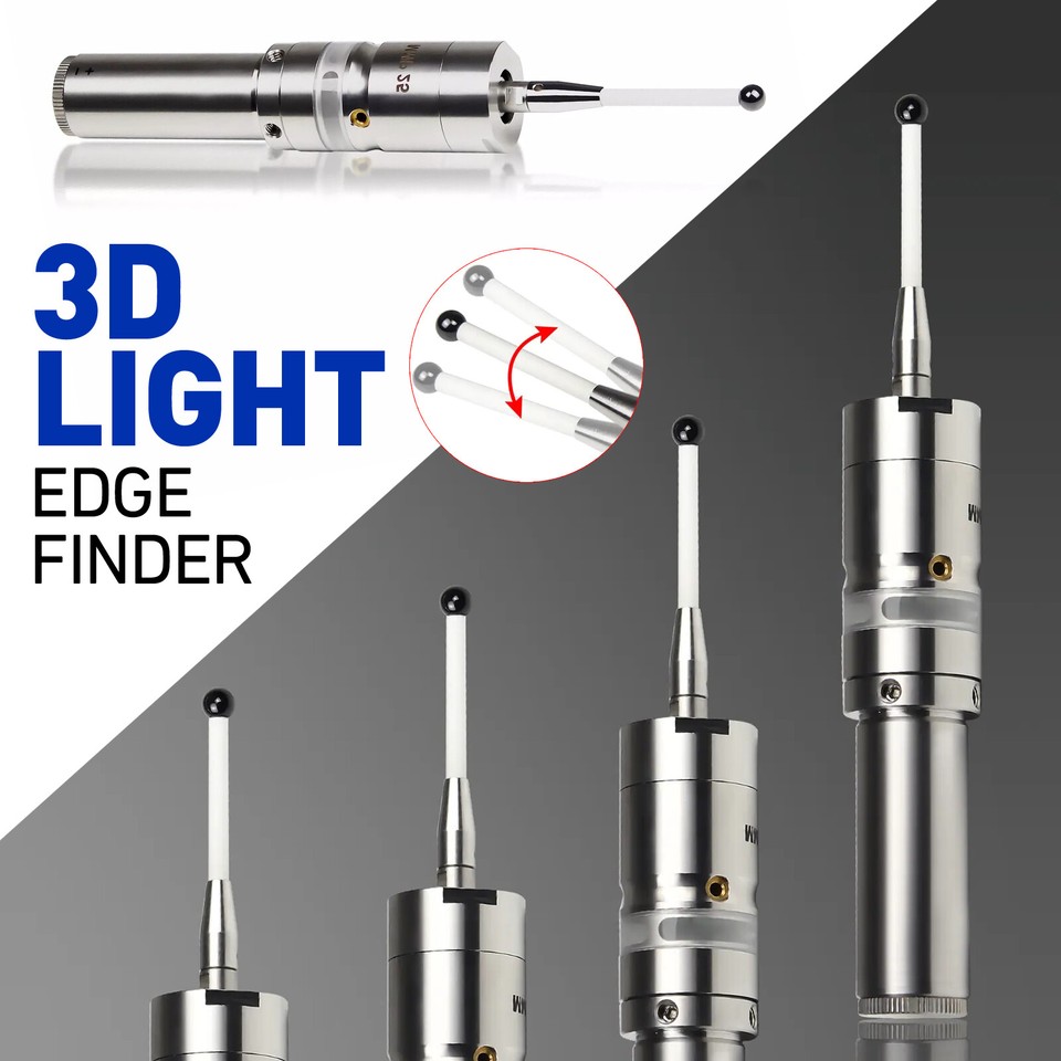 0.001mm CNC Touch Probe Edge Finder 3D Machining Center Rod Detection ...