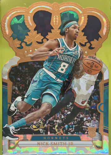 2023-24 Panini Crown Royale Nick Smith Jr. Crystal #9 RC Charlotte ...