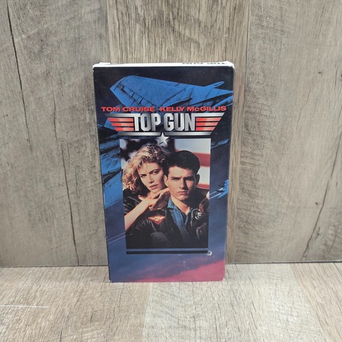 *Top Gun* VHS Tape 1st Press 1987 Rare Red Bar Code 1st Print Nice ...
