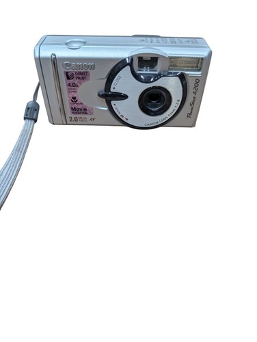 Canon PowerShot A200 2.0MP Digital Camera Bundle - Silver - Tested | eBay