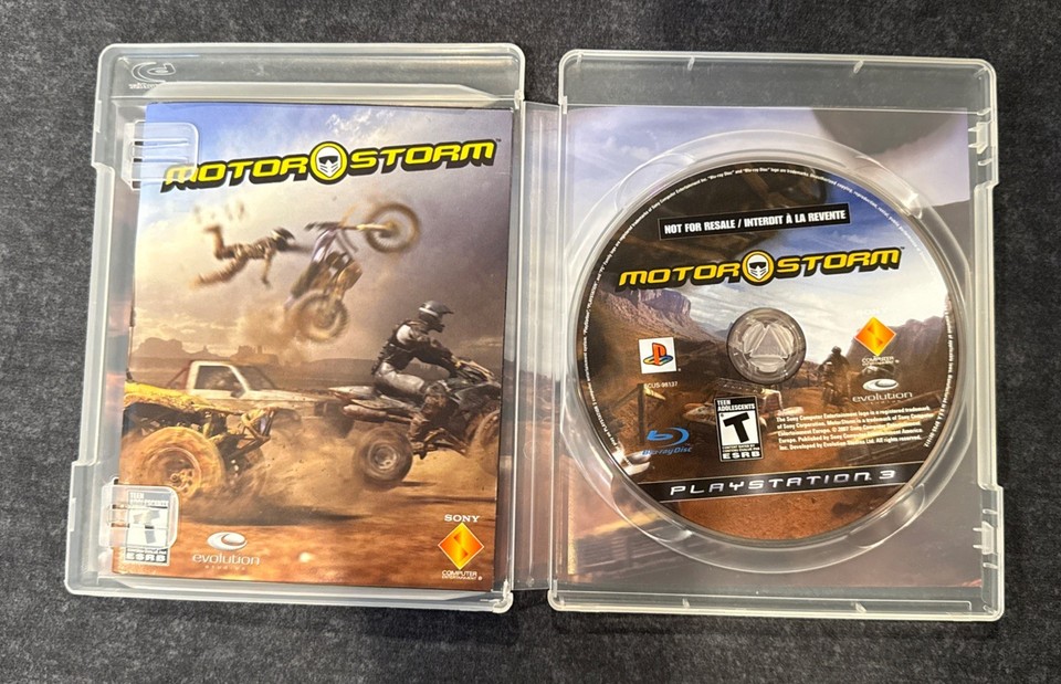 Motorstorm Sony Playstation 3 PS3 ~ Complete! ~ Works Great! ~ Fast ...
