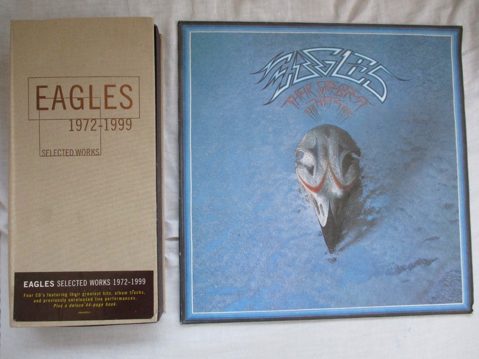 EAGLES,SELECTED WORKS 1972-1999,4 CD'S,44 PG BOOK + EAGLES GREATEST ...