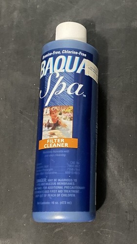 NOS Sealed Baqua Spa Filter Cleaner 16 oz | eBay
