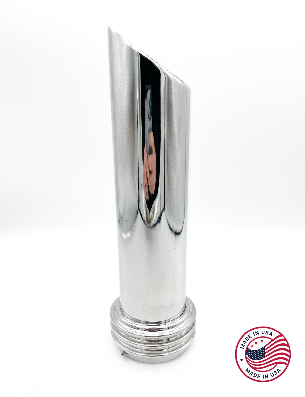 11" Polished Aluminum 2 Barrel BBL Carb Carburetor Velocity Stack w ...