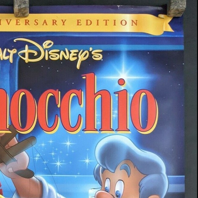 Pinocchio 60th Anniversary 1999 Original One Sheet Movie Poster 27x40 ...